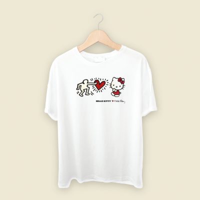 Keith Haring Hello Kitty T Shirt Style | Grltee.com