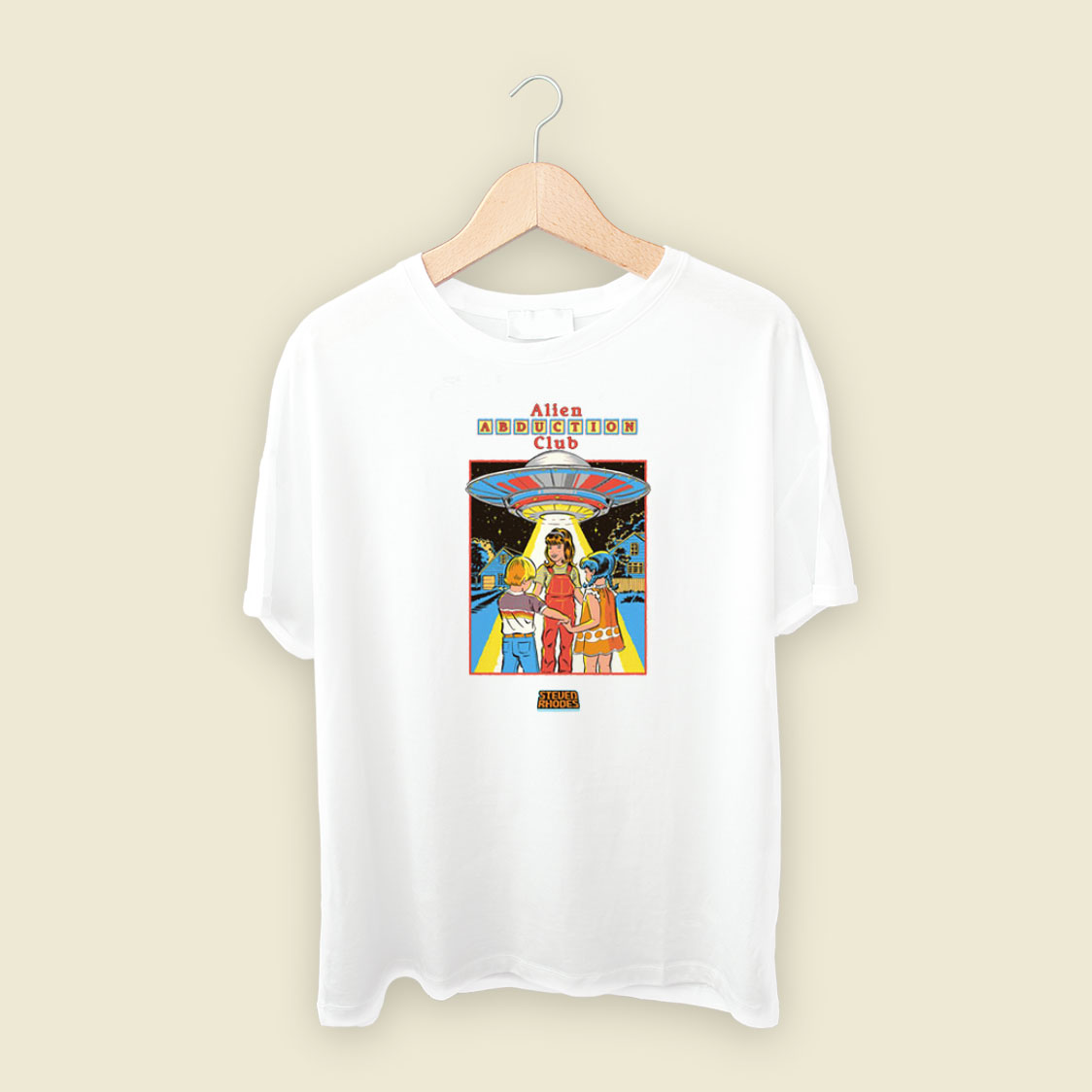 Steven Rhodes Alien Abduction T Shirt Style | Grltee.com